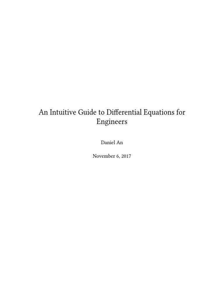 Differential - Equations - Book by Daniel An | PDF | Equations ...