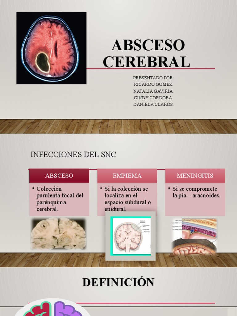 Absceso Cerebral | PDF | Sistema nervioso | Ciencias de la Salud
