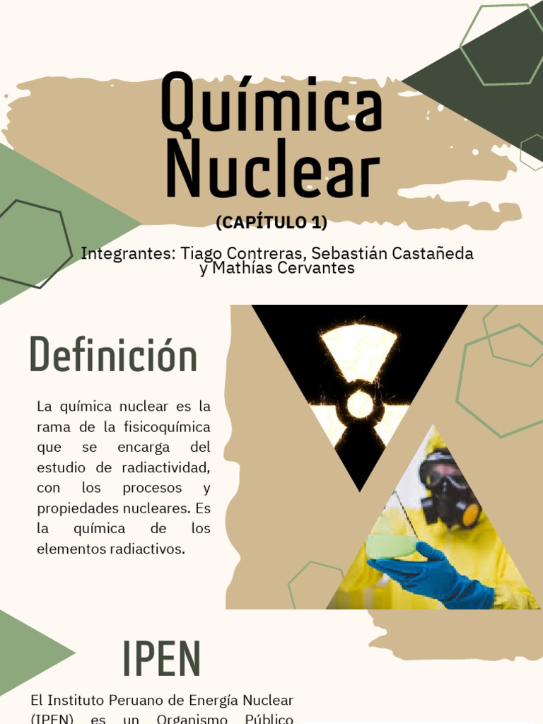 Quimica Nuclear Exposicion | PDF | La energía nuclear | Desintegración ...