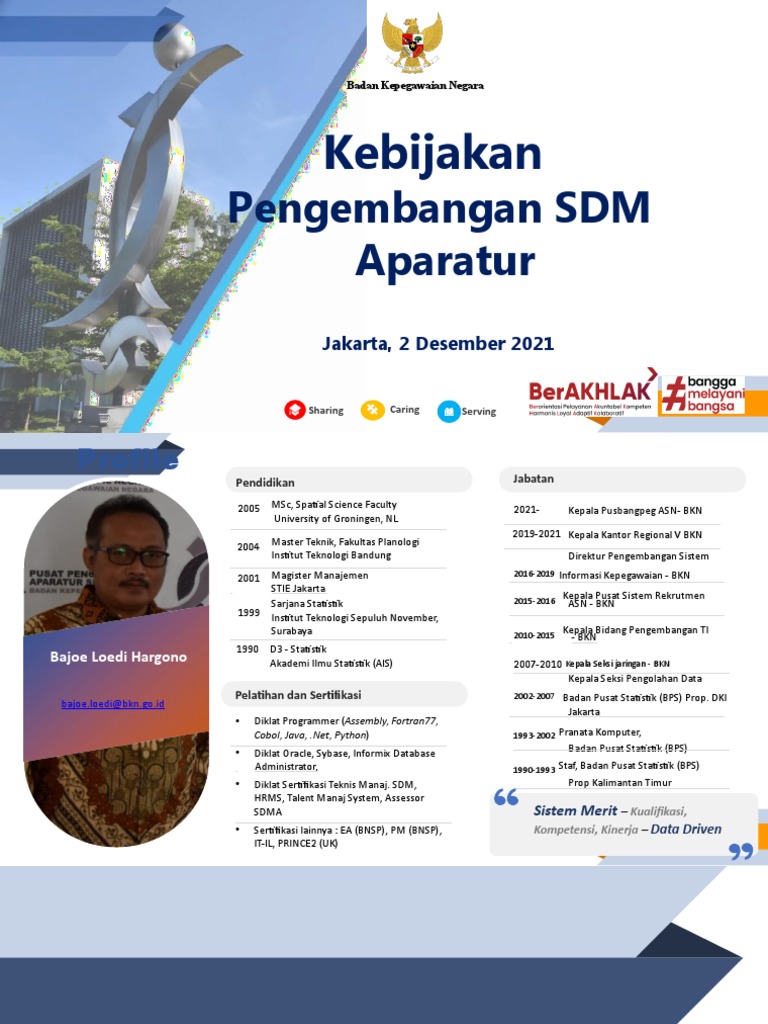 Kebijakan Pengembangan SDM Aparatur | PDF