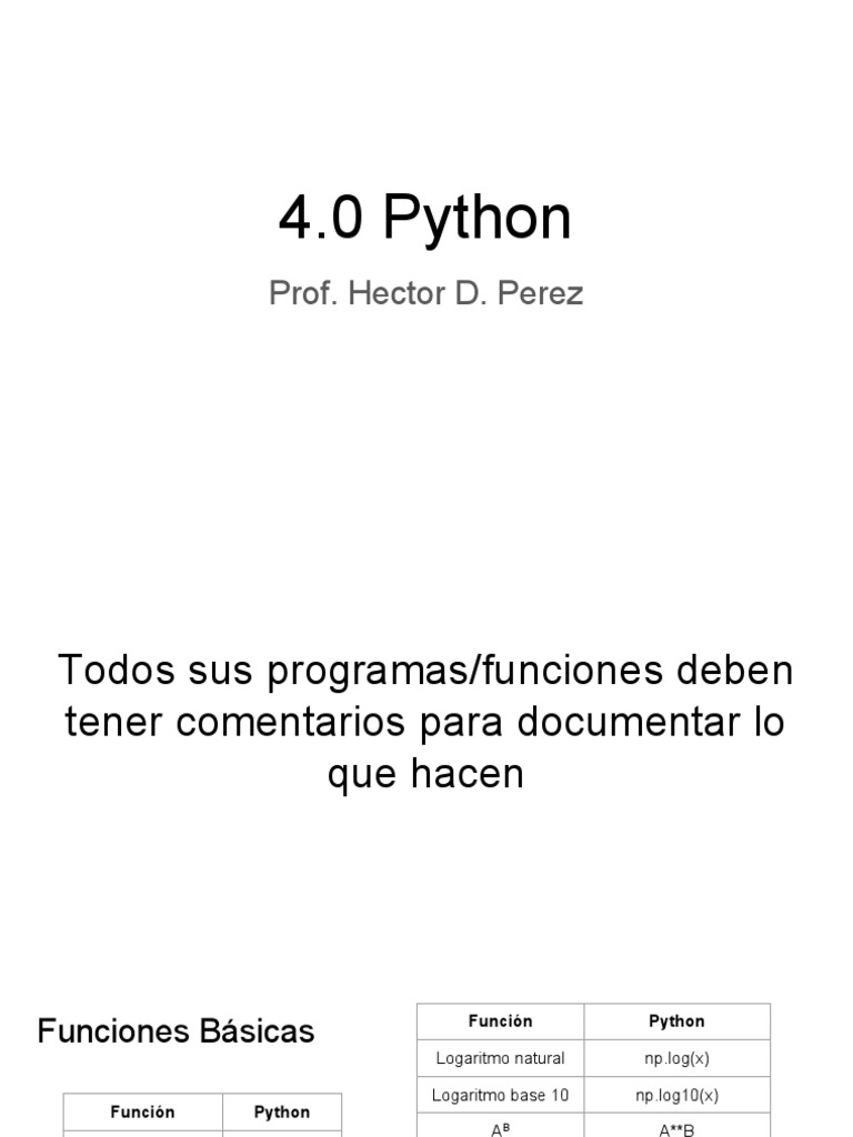 4.0 Python | PDF