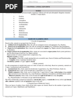 Animal Kingdom NCERT | PDF