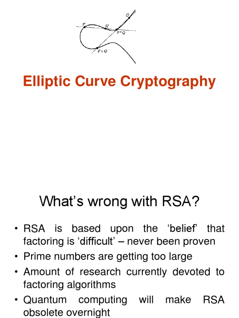 Elliptic Curve Cryptography | PDF | Cryptography | Encryption