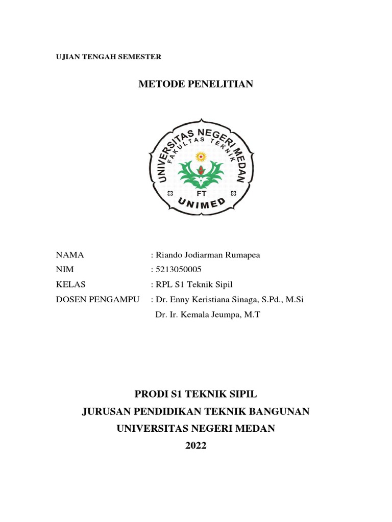 Makalah METOPEL - Riando Jodiarman Rumapea - RPL | PDF