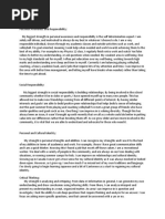 My Reflection On Work Immersion Experience | PDF | Communication ...