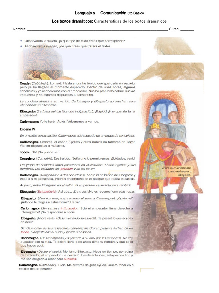 Textos Dramáticos Cortos para Niños | PDF | Carlomagno