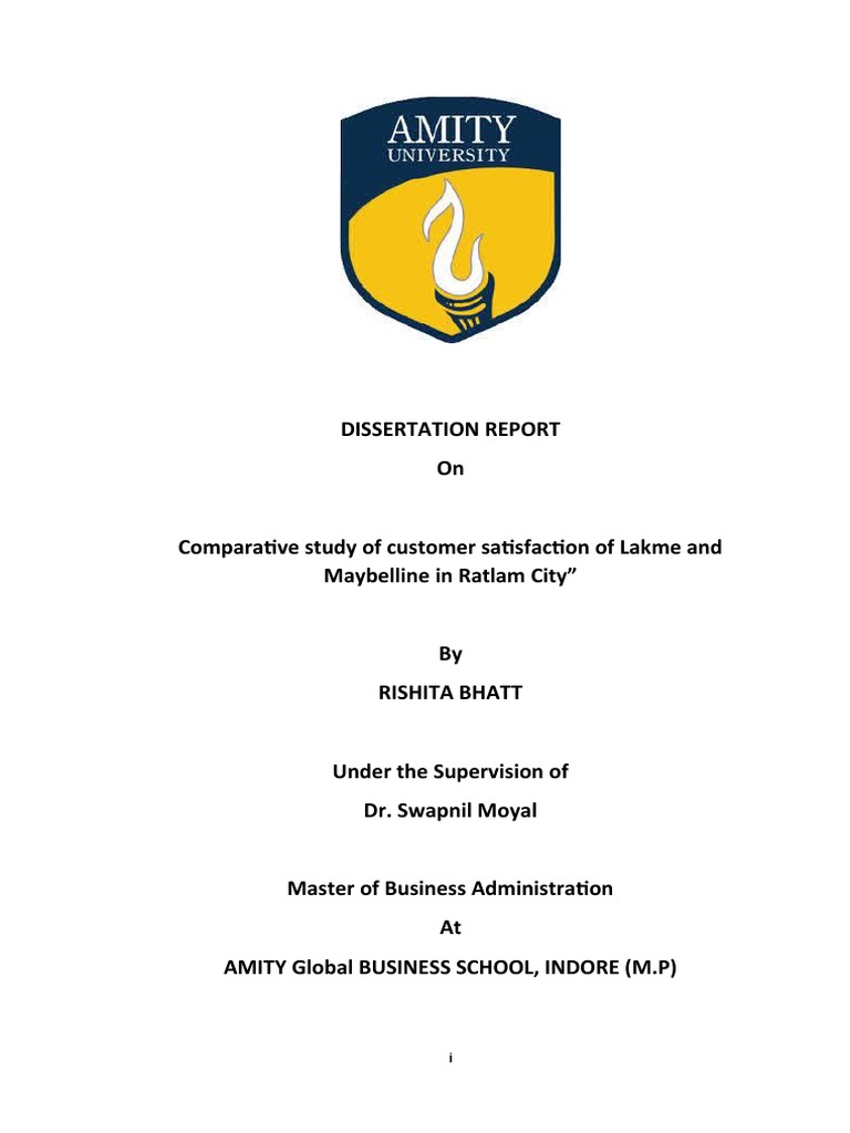 DISSERTATION REPORT Final 1 | PDF | Consumer Behaviour | Behavior