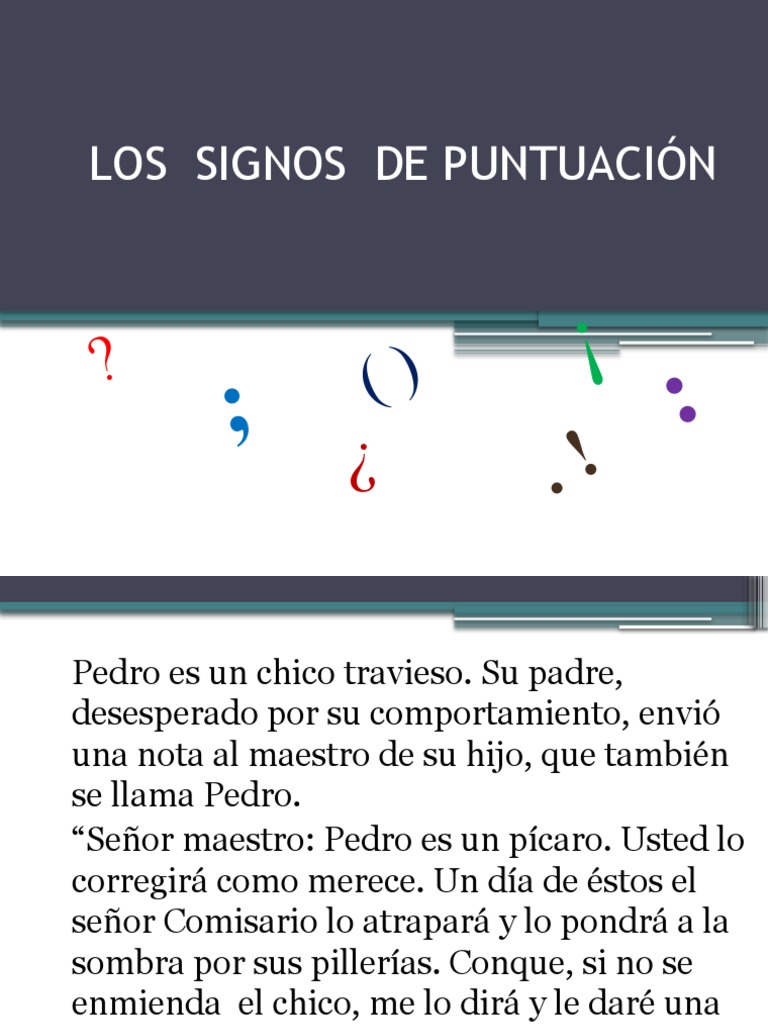 Signos de Puntuación: Guía Esencial | PDF | Coma | Puntuación