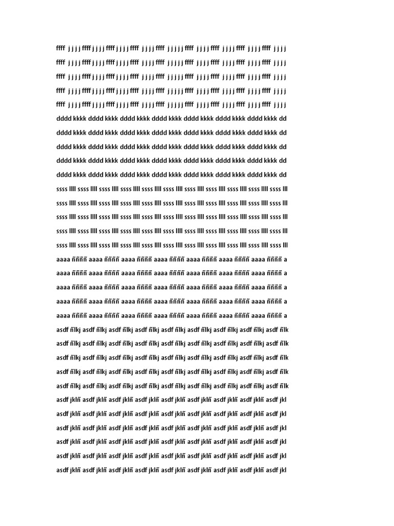 Typing Practice Patterns | PDF