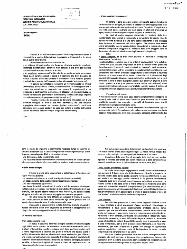 Solai Vari Tra Cui FELTRO E LISTEX | PDF