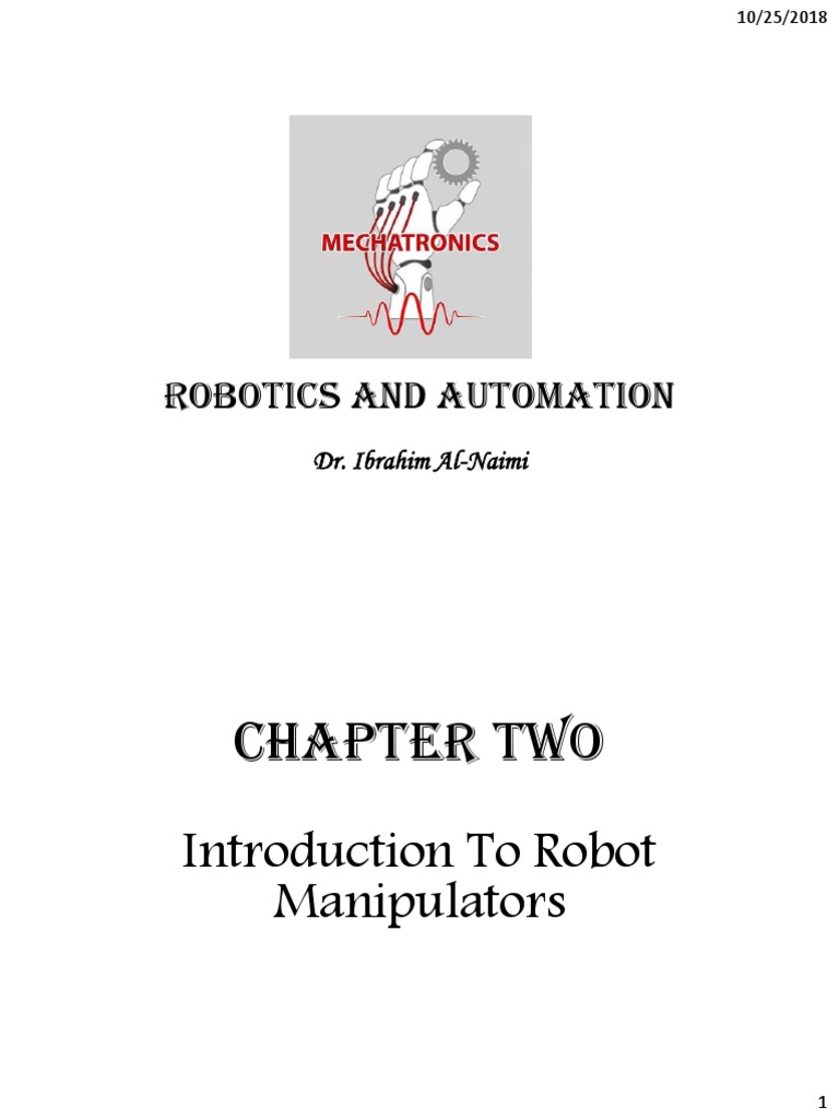 Introduction To Robot Manipulator | PDF | Kinematics | Force