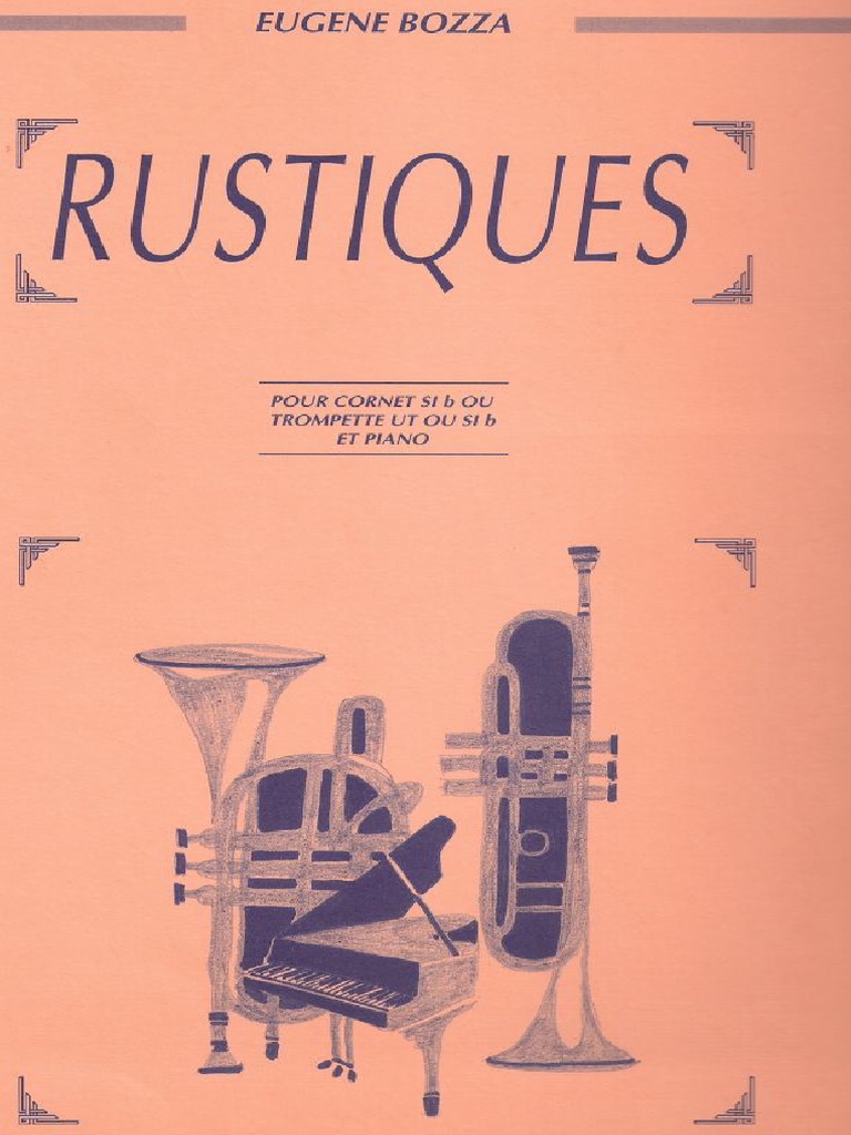 Bozza, Eugène - Rustiques | PDF