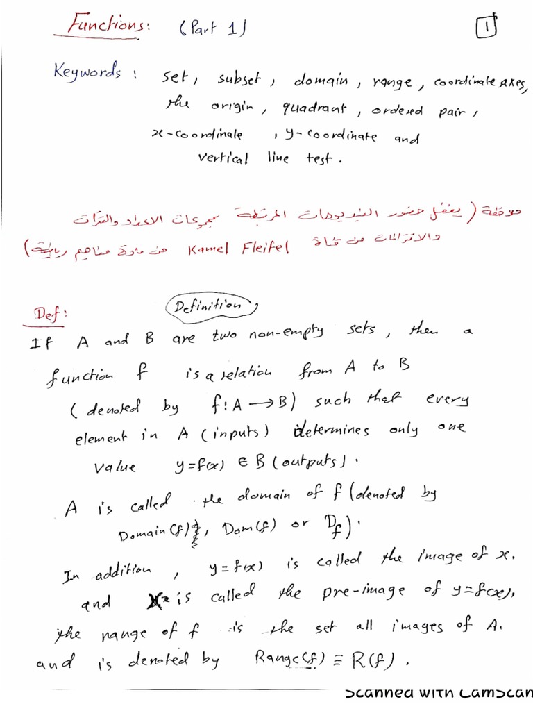 01-Functions (Part 1) | PDF