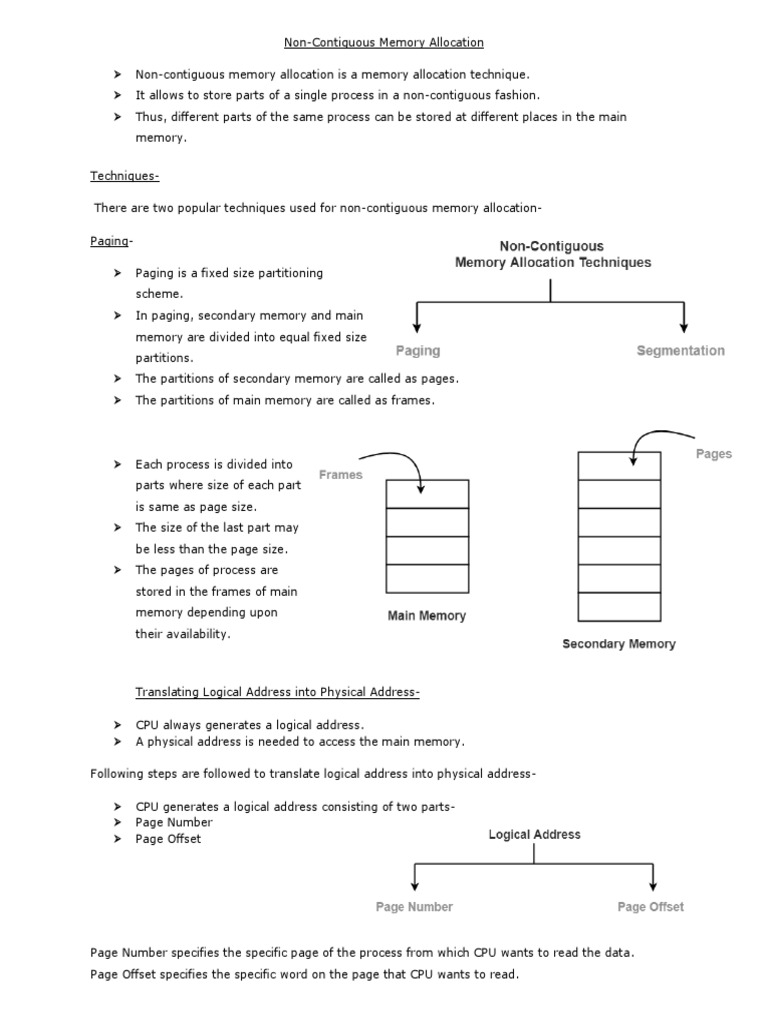 Paging Pdf Computer Data Storage Central Processing Unit