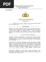 Contoh BAP Saksi Korban | PDF