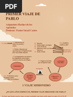 Viajes Misioneros del Apóstol Pablo | PDF | Bernabé | Pablo el apóstol