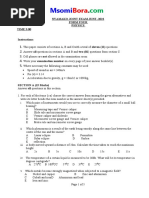 Free WAEC Physics Past Questions PDF Download | PDF | Heat | Force