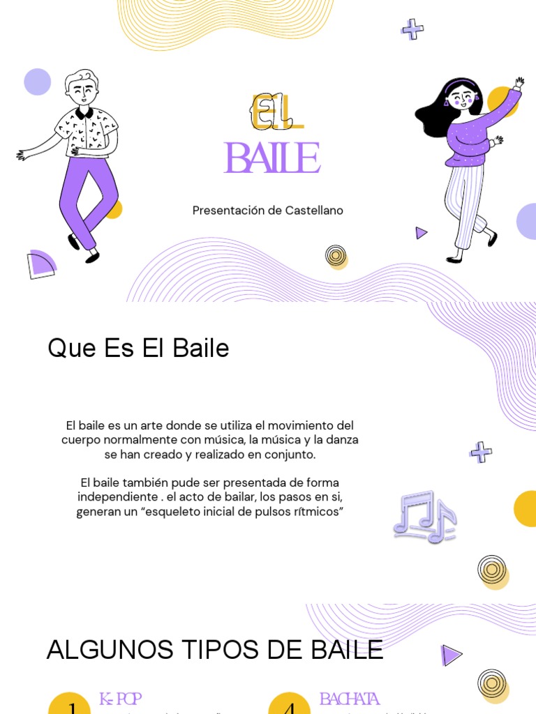 Definición y Tipos de Baile | PDF | Bailes | Las artes escénicas