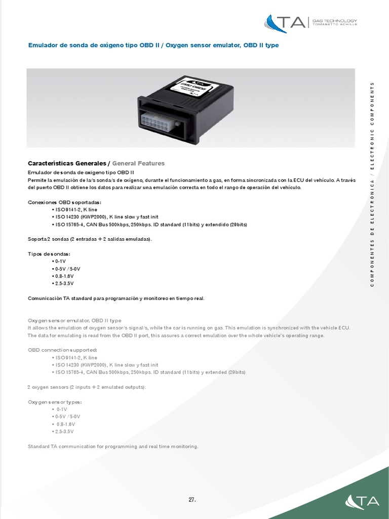 Emulador OBD II - Emulator OBD II | PDF | Ingeniería Industrial ...