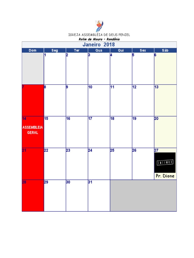 Modelo de Agenda | PDF