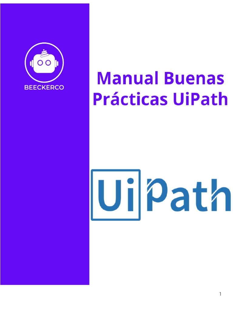 Manual Buenas Prácticas UiPath | PDF | Archivo de computadora ...