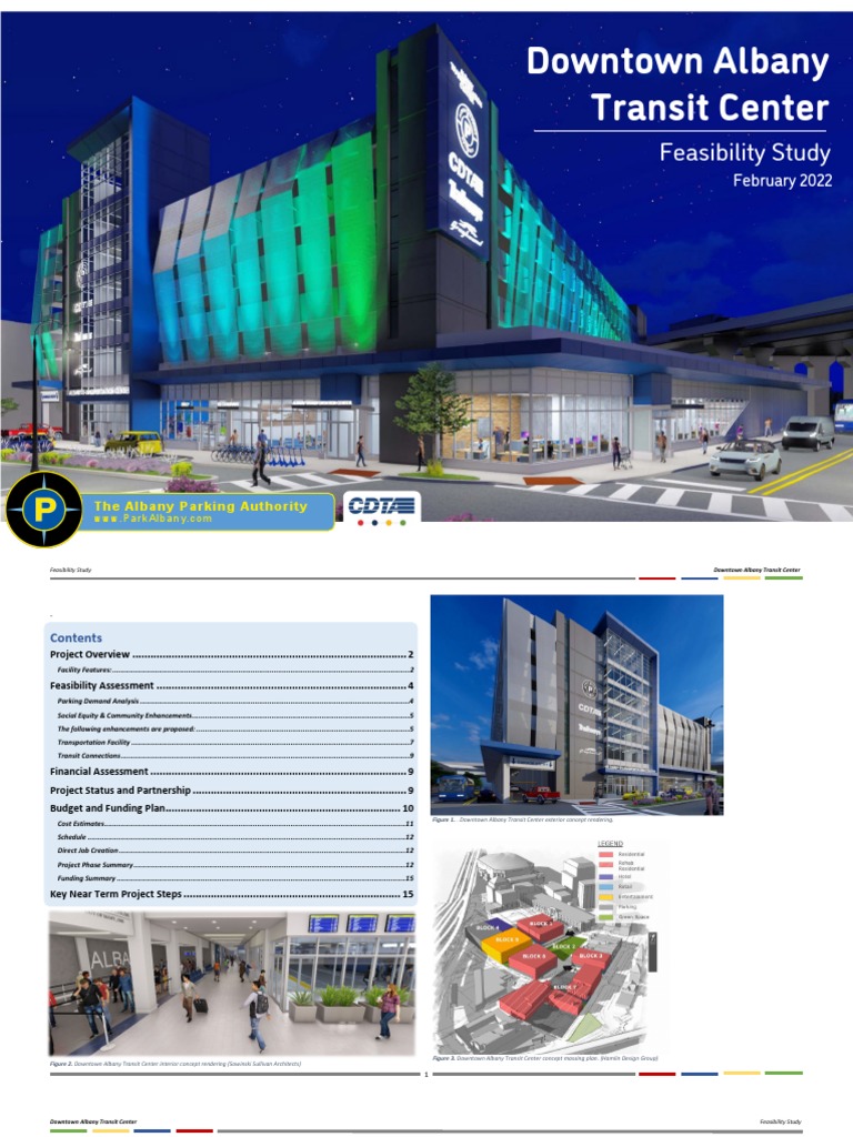 Albany Transit Center Feasibility Study | PDF | Public Transport ...