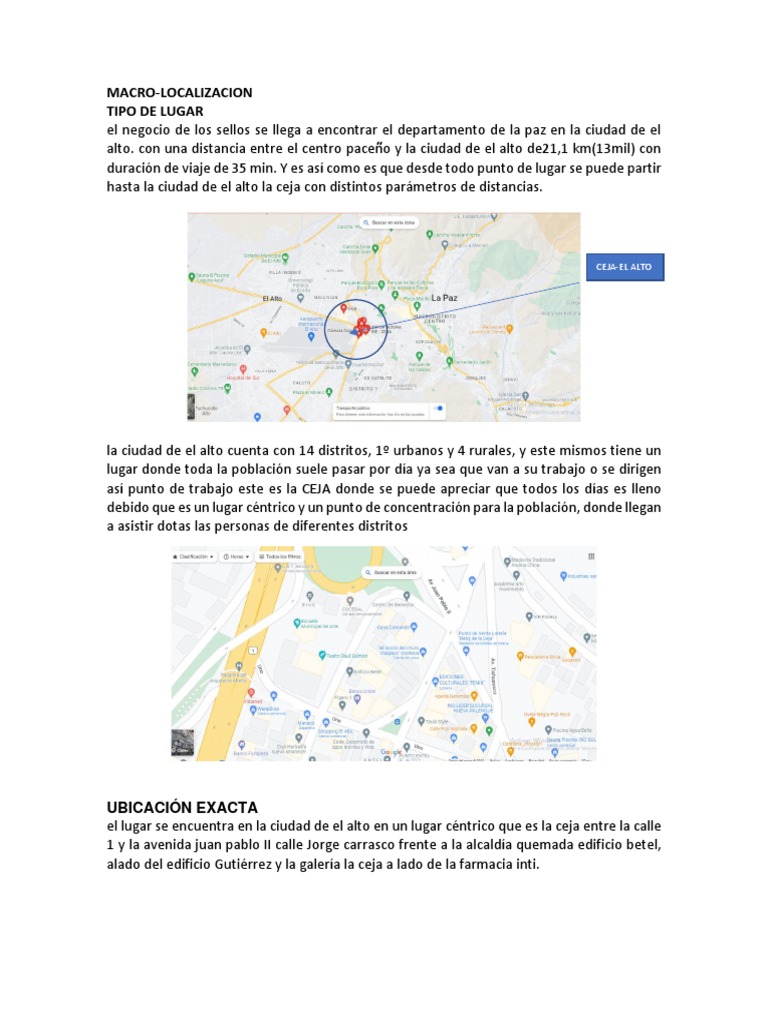 MACRO y Macro Localizacion | PDF