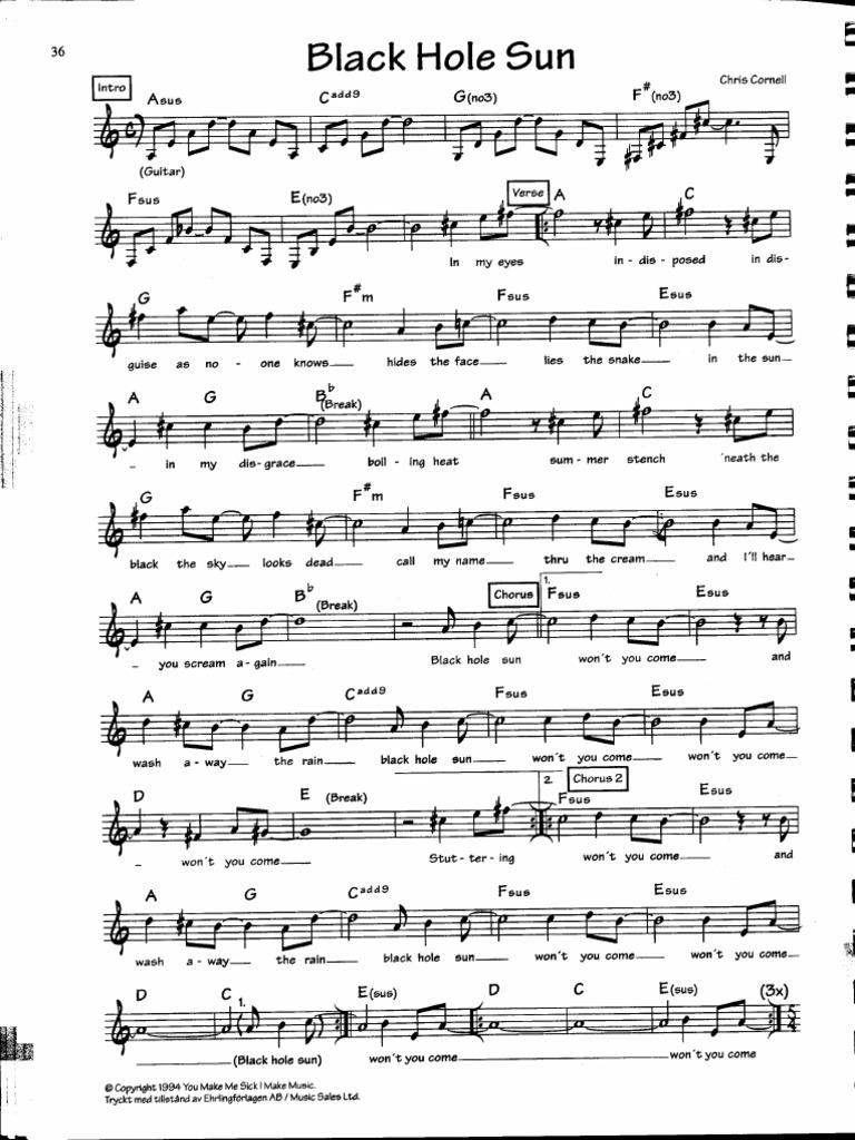 Black Hole Sun | PDF