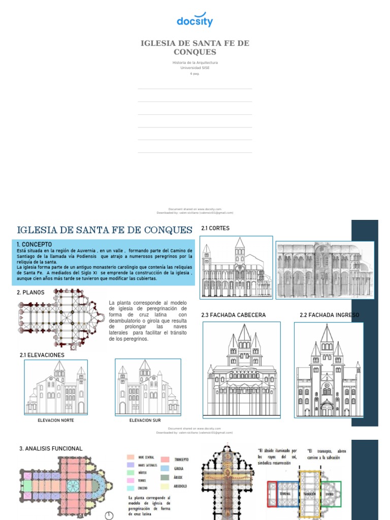 Docsity Iglesia de Santa Fe de Conques 1 | PDF | Santiago de compostela | Iglesia (edificio)