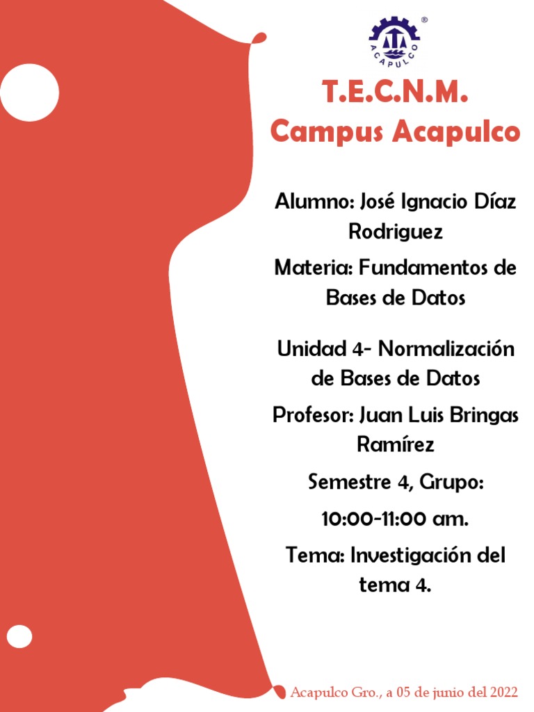 F. Bases de Datos | PDF | Base de datos relacional | Ciencias de la ...