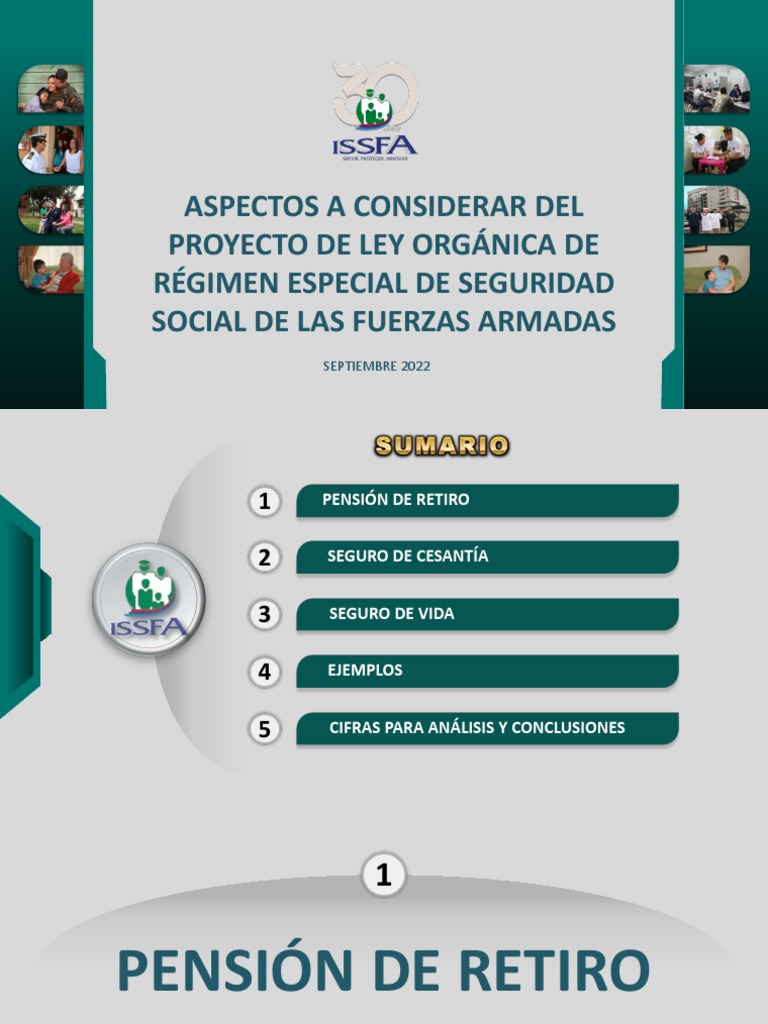 Ley de Retiro ISSFAM 2024: Aspectos Clave | PDF | Pensión | Gobierno