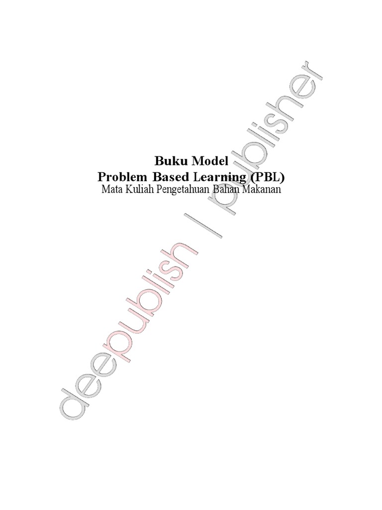 Buku Model Problem Based Learning - Watermark | PDF