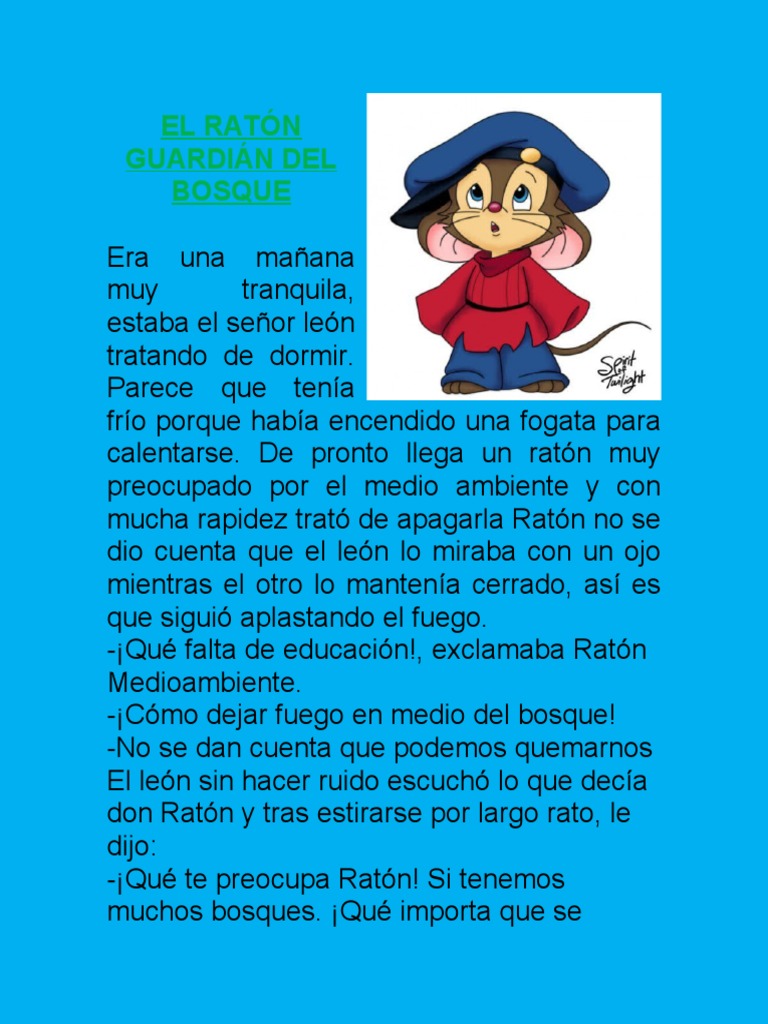 El Ratón Guardián Del Bosque | PDF