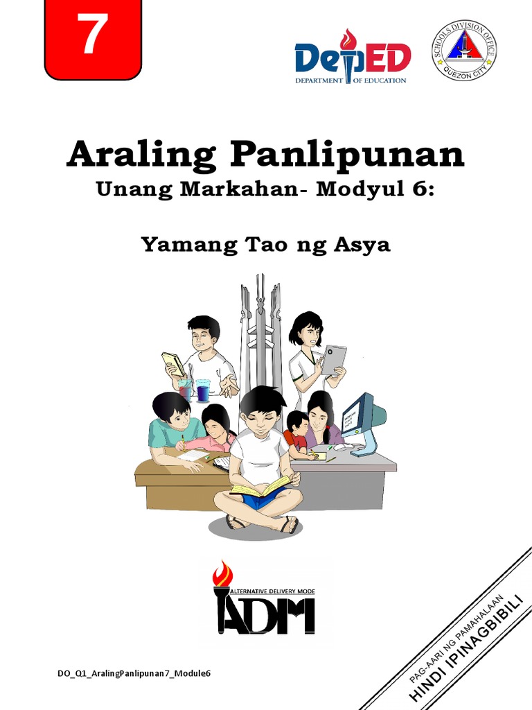 AP 7 Q1 Module 6 Yamang Tao NG Asya Reformatted | PDF