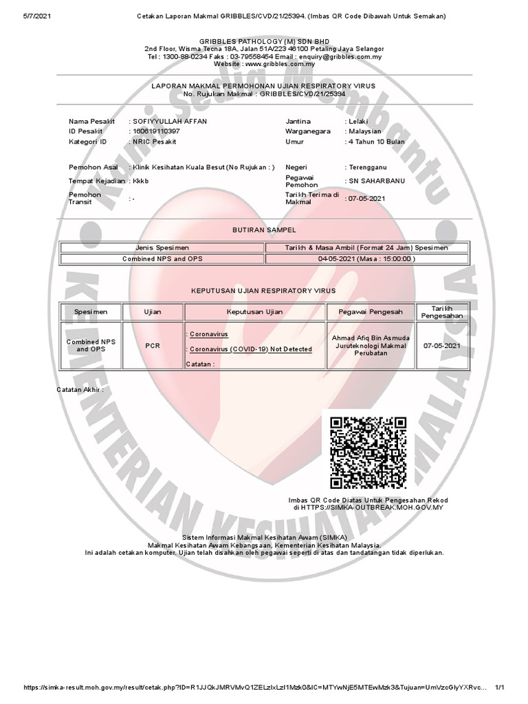 Affan Result | PDF