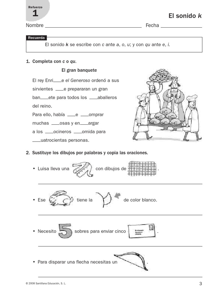 Repaso Lengua 3o Santillana | PDF | Sílaba | Comunicación humana