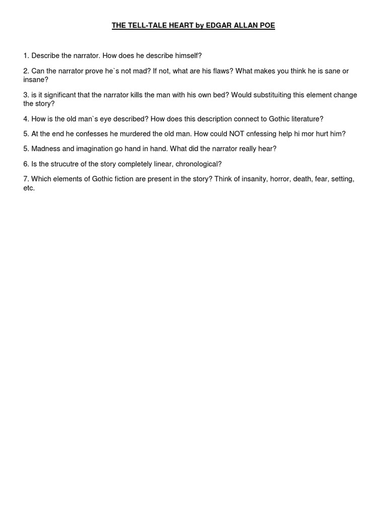 Gothic Literature Discussion Guide | PDF | General Fiction