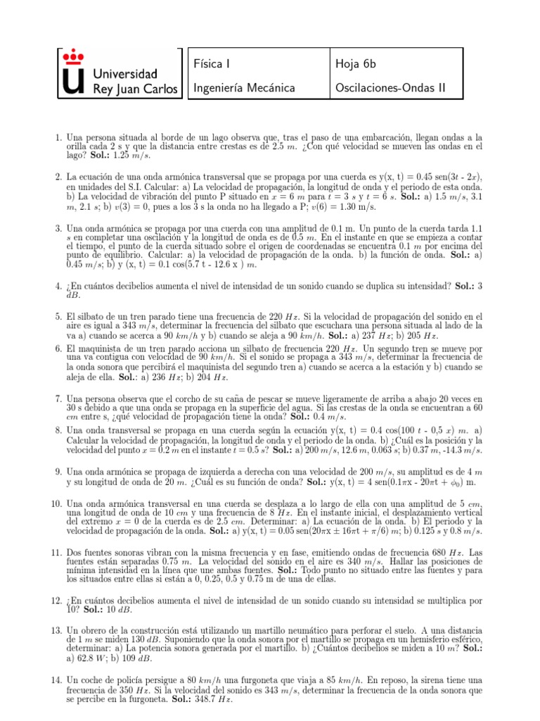 Hoja 6b | PDF | Olas | Sonido