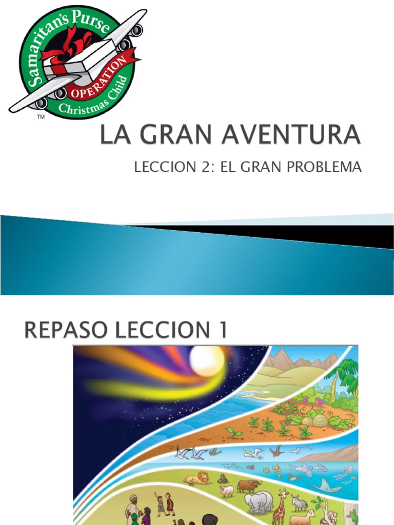 La Gran Aventura - Leccion 2 El Gran Problema | PDF