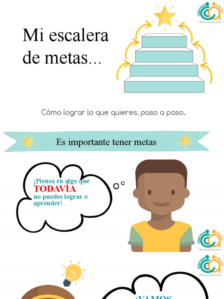 Actividad 10 - Mi Escalera de Metas - 3ro y 4to | PDF