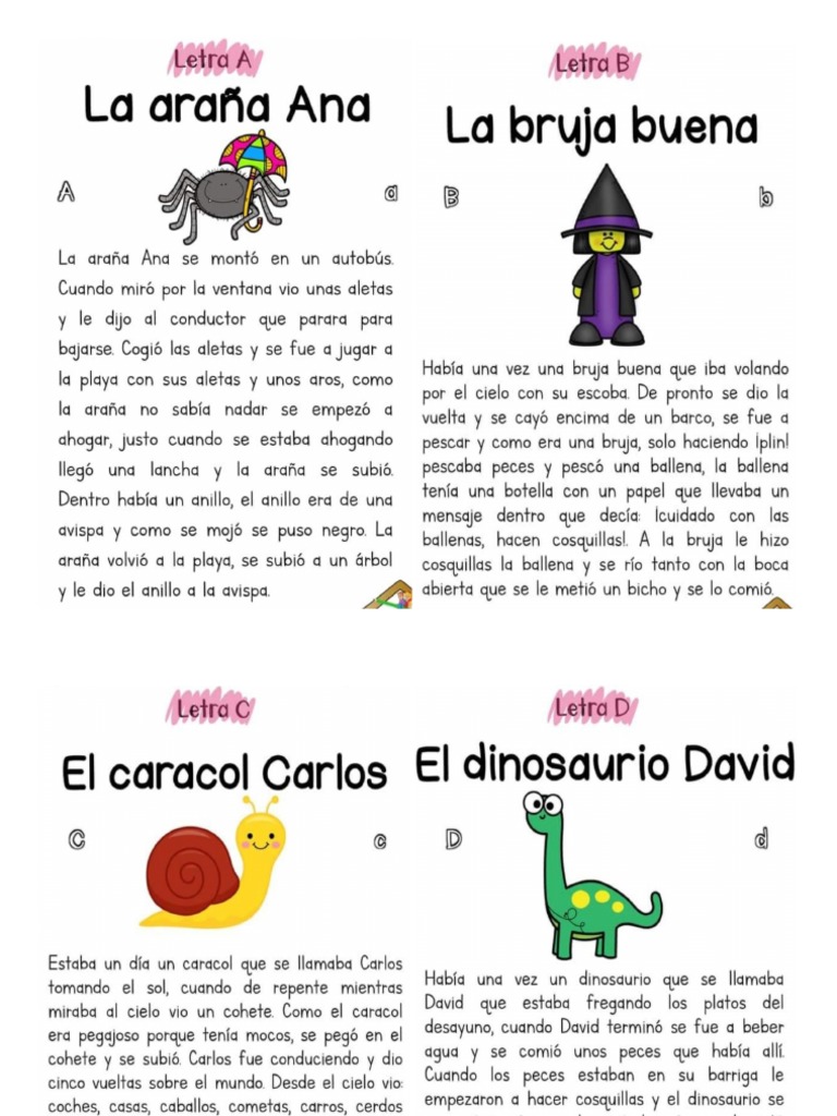 Lecturas Con Cada Consonante | PDF