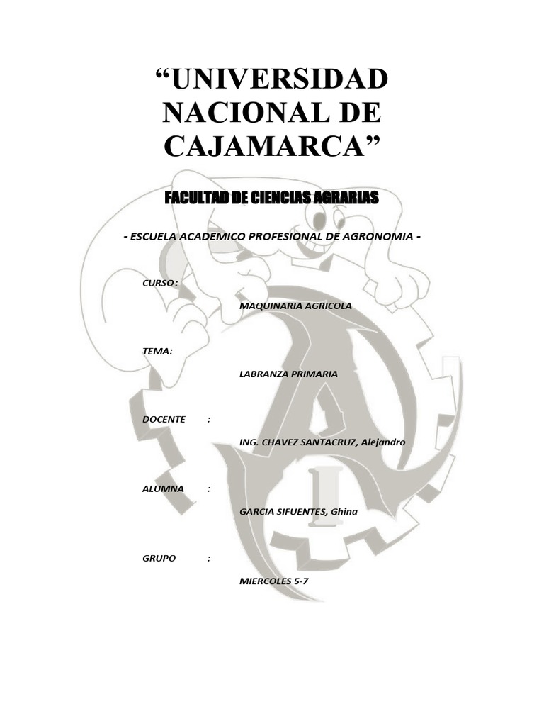 Labranza Primaria: Técnicas y Maquinaria | PDF | Arado | Suelo