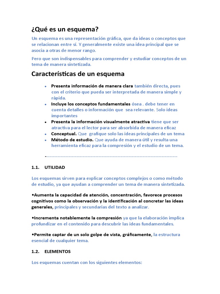 Cómo crear esquemas efectivos | PDF | Informática