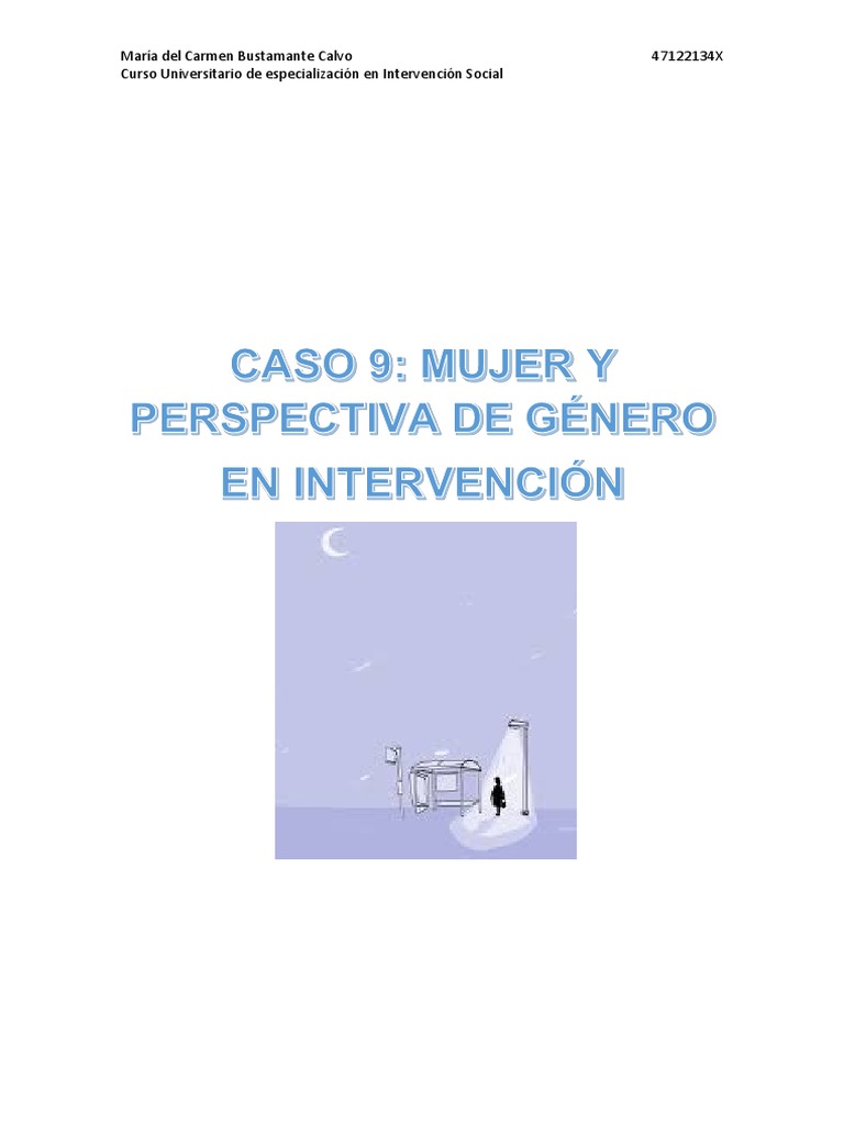 Caso 9 Mujer y Perspectiva de Genero en Intervencion | PDF | Transporte | Transporte público