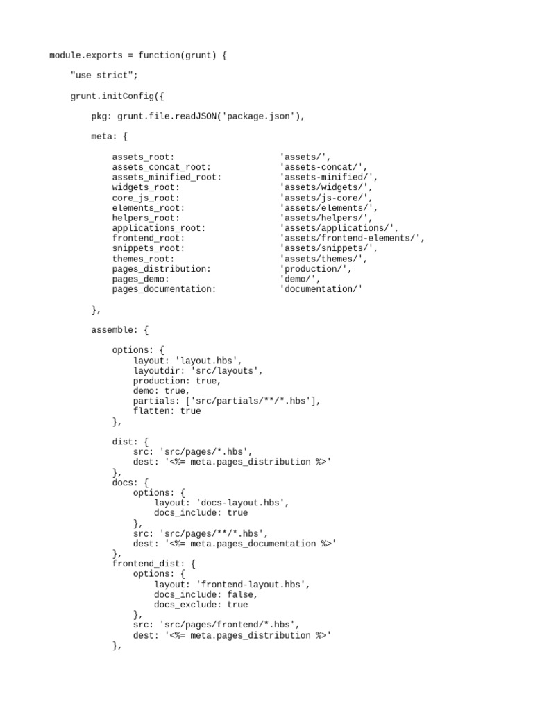Gruntfile | PDF | Computer Science | Information Technology Management