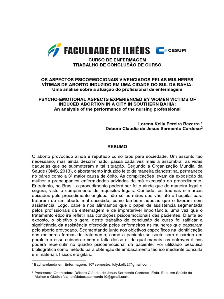 Versão Final Lorena TCC 2 PDF | PDF