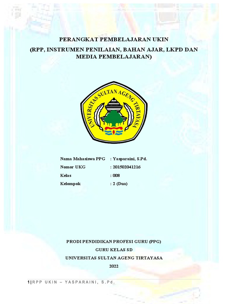 RPP UKIN | PDF
