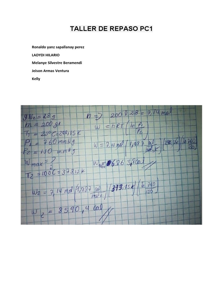 Taller de Repaso PC1 | PDF