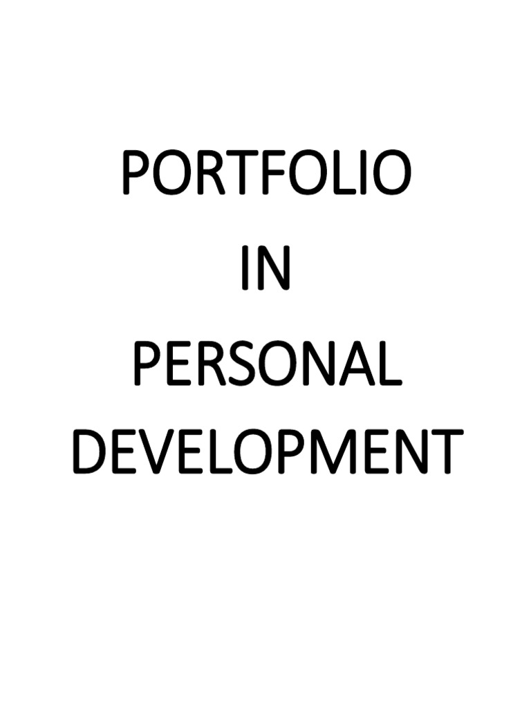 Portfolio in Perdev PDF | PDF | Self-Improvement