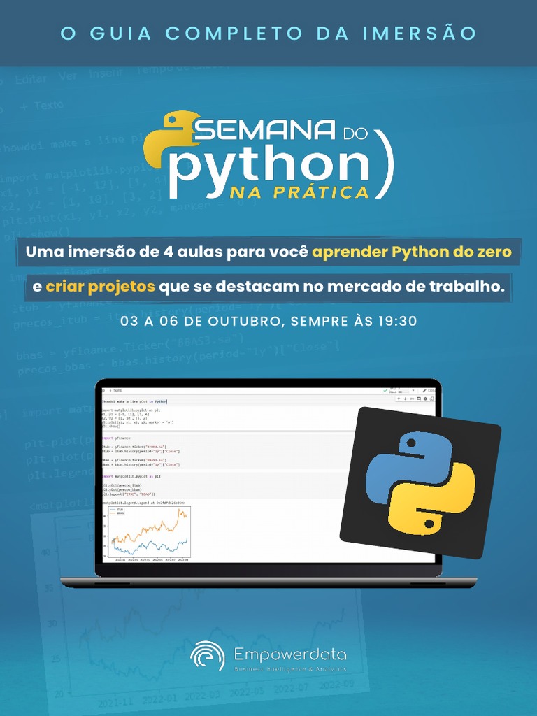 Guia Do Participante Python | PDF | Conhecimento | Python (linguagem de ... Guia Do Participante Python | PDF | Conhecimento | Python (linguagem de ...